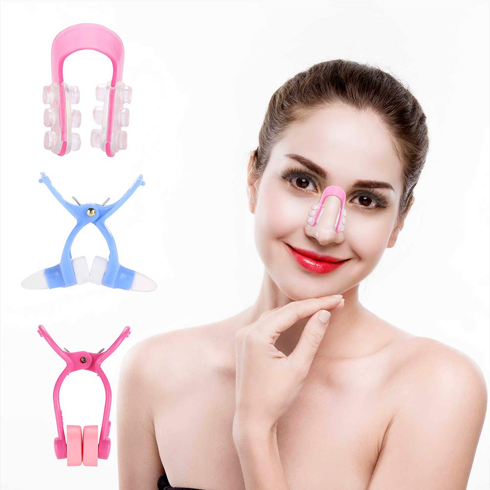 Antilog 3pcs Clip Nose Shaper + Clip Beauty Straightening + Set Correction Nose Up Clip New