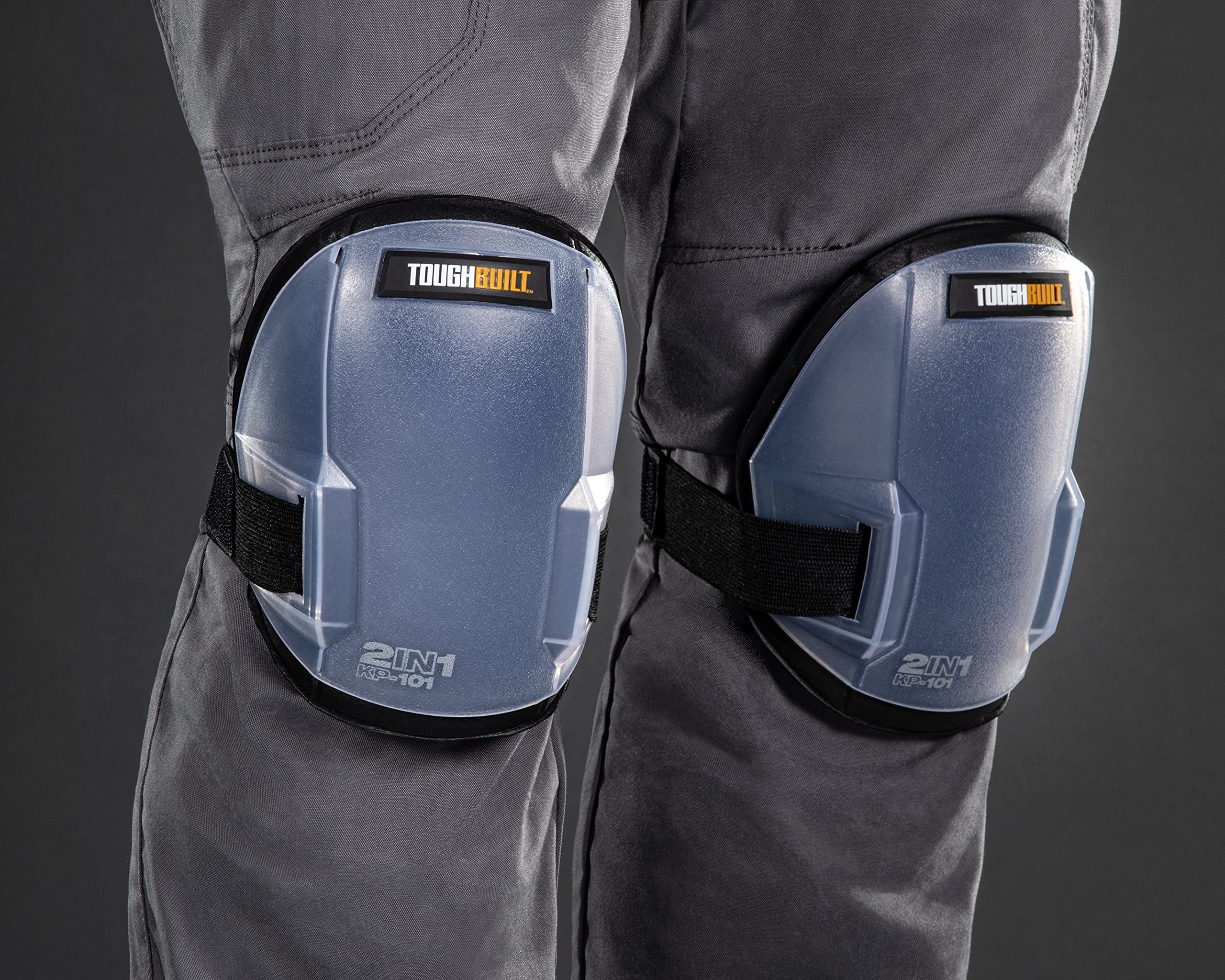 ToughBuilt - 2-in-1 Ultra-Lightweight Knee Pads with Removable Outer-Shell - (TB-KP-101)