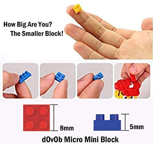 dOvOb Micro Mini Blocks Real Madrid Stadium Building Model Set (4575 Pieces) Famous Architectural Toys Gifts for Kid and Adult