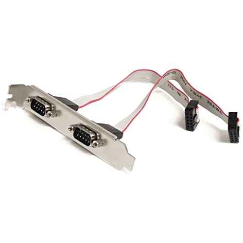 StarTech.com 4 Port Native PCI Express RS232 Serial Adapter Card with 16550 UART - Low Profile Serial Card (PEX4S553), Green