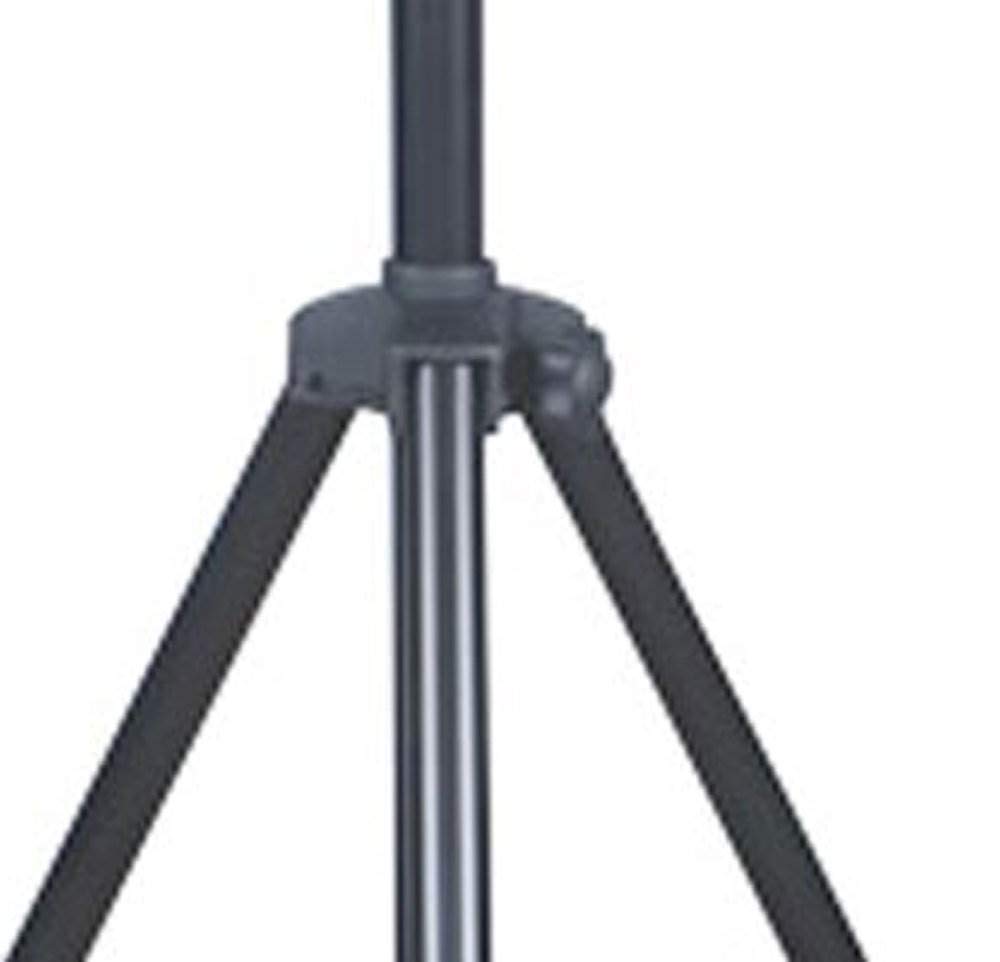 American DJ heavy duty aluminum stand, single t-bar, 12' maximum height 1.5 inch diameter