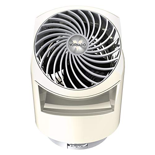 Vornado Flippi V10 Compact Oscillating Air Circulator Fan, Vintage White (Renewed)