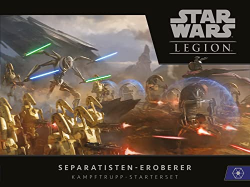 Atomic Mass Games, Star Wars: Legion - Separatist Conqueror, Battle Troop Starter Set, Tabletop, 2 Players, Ages 14+, 120-180 Minutes, German