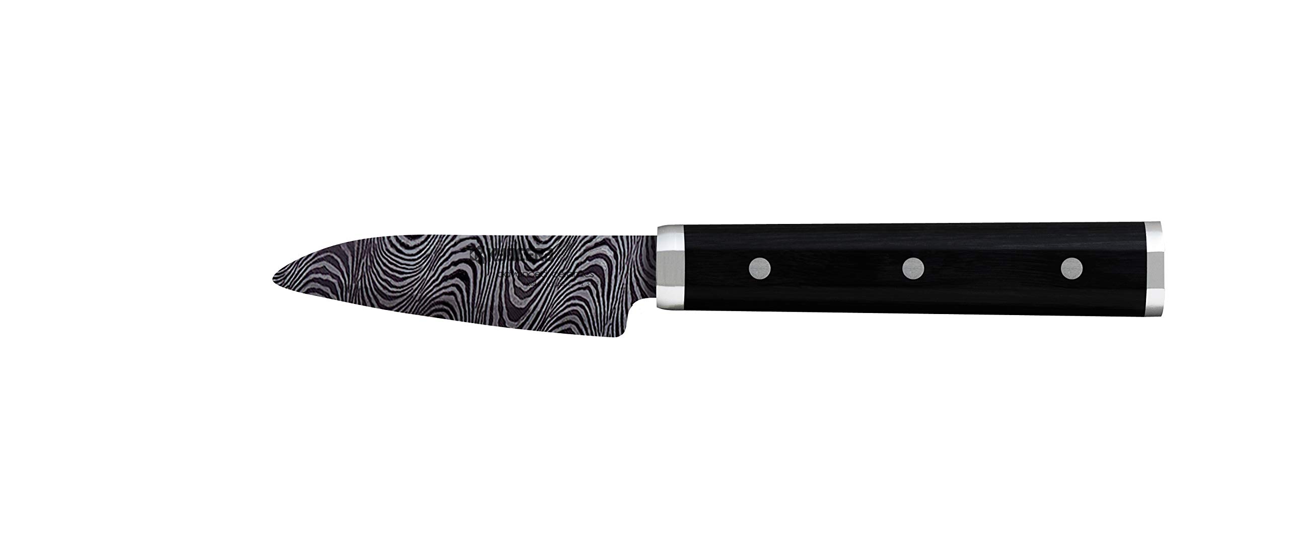 Kyocera - KTN-160-HIP Kyocera Premier Elite Ceramic Chef's Santoku Knife, 6-inch, Black