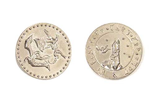 Dragons Themed Gaming Coins - Large 30mm 9-Pack, Novelty Fantasy Replica Coins