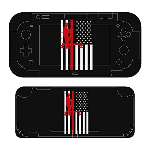 American Flag Electric Cable Lineman Decal Stickers Cover Set Full Wrap Skin for Switch Protection Faceplate Sticker for Switch