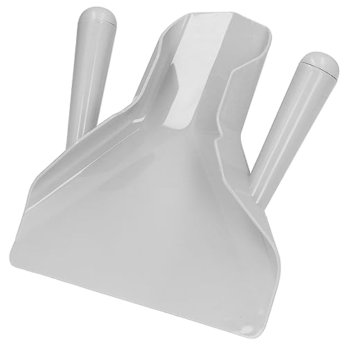 French Fry Bagger Scoop, Commercial Fry Bagger, Chip Popcorn Bagger Scoop, Desserts Scooper for Ice, Candy, Snacks, French Fries, Popcorn, Nuts, Double Handle Quick Fill Tool