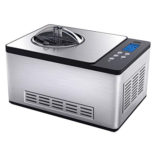 Whynter ICM-220SSY Stainless Steel Ice Cream Maker 2 Quart Capacity Bowl & Yogurt Function & Ben & Jerry's Homemade Ice Cream & Dessert Book