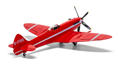 Airfix Model Set - A05139 Supermarine Spitfire MKXIV Civilian Schemes Model Building Kit - Plastic Model Plane Kits for Adults & Children 8+, Set includes Sprues & Decals - 1:48 Scale Model