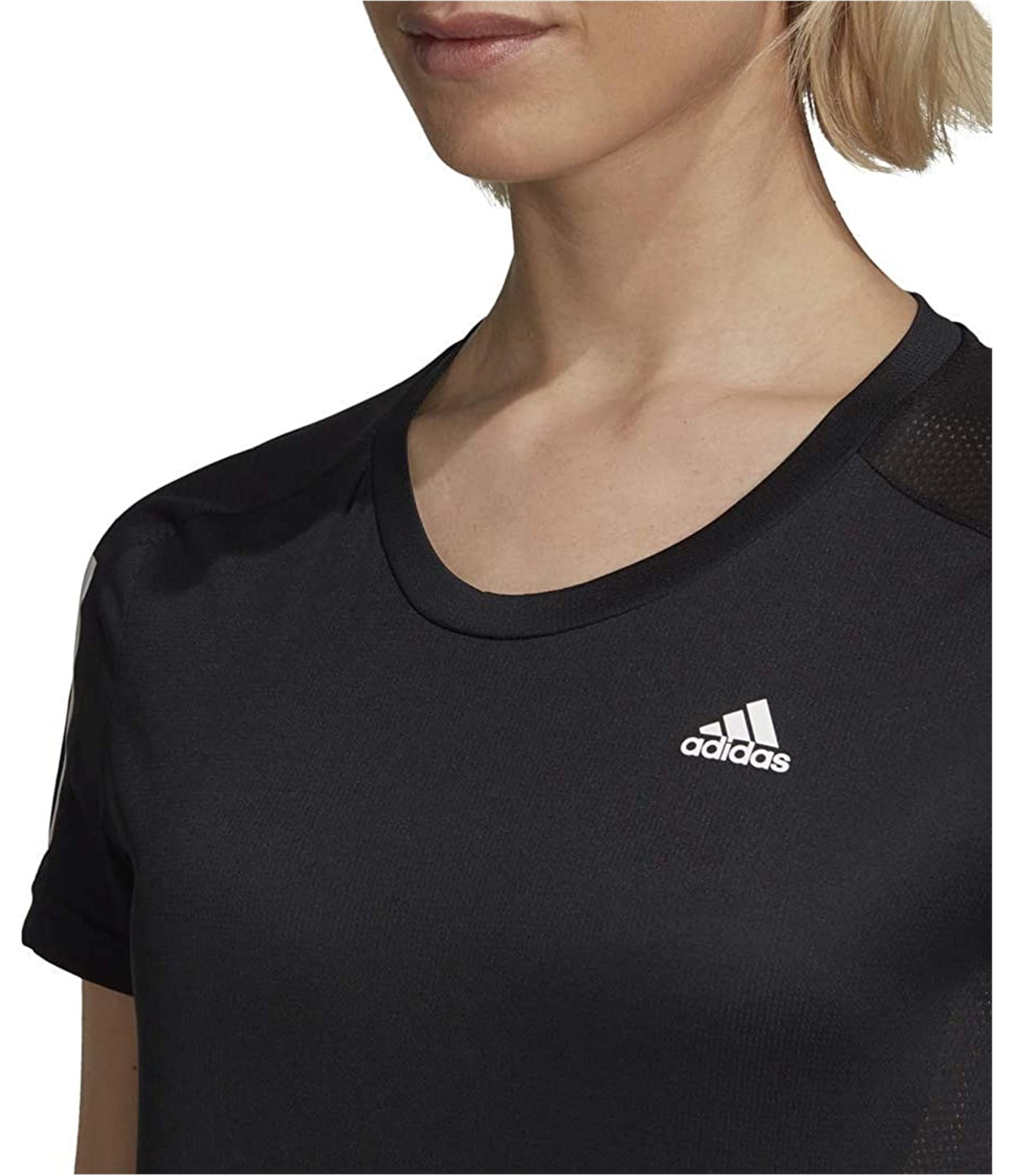 adidas Women's Own The Run Tee, Core Black, X-Large
