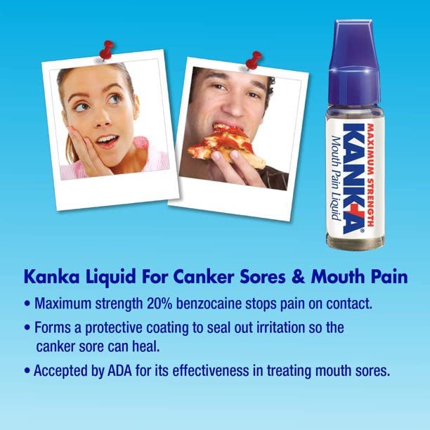 Kank-A Mouth Pain Liquid Professional Strength 0.33 Ounce, 1 pack