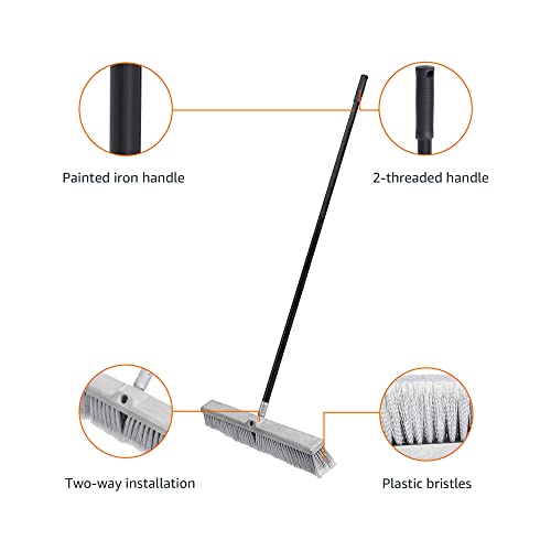 AmazonCommercial 24" Push Broom Kit - 1-pack