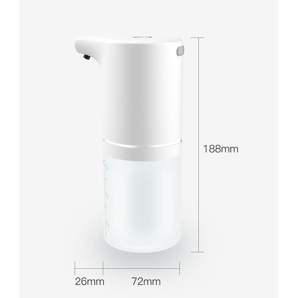 AVLUZ Soap Dispenser, Touchless Automatic Foam Soap Dispenser USB Rechargeable Smart Infrared Sensor Soap Dispenser for Kitchen Bathroom (Color : Pink)