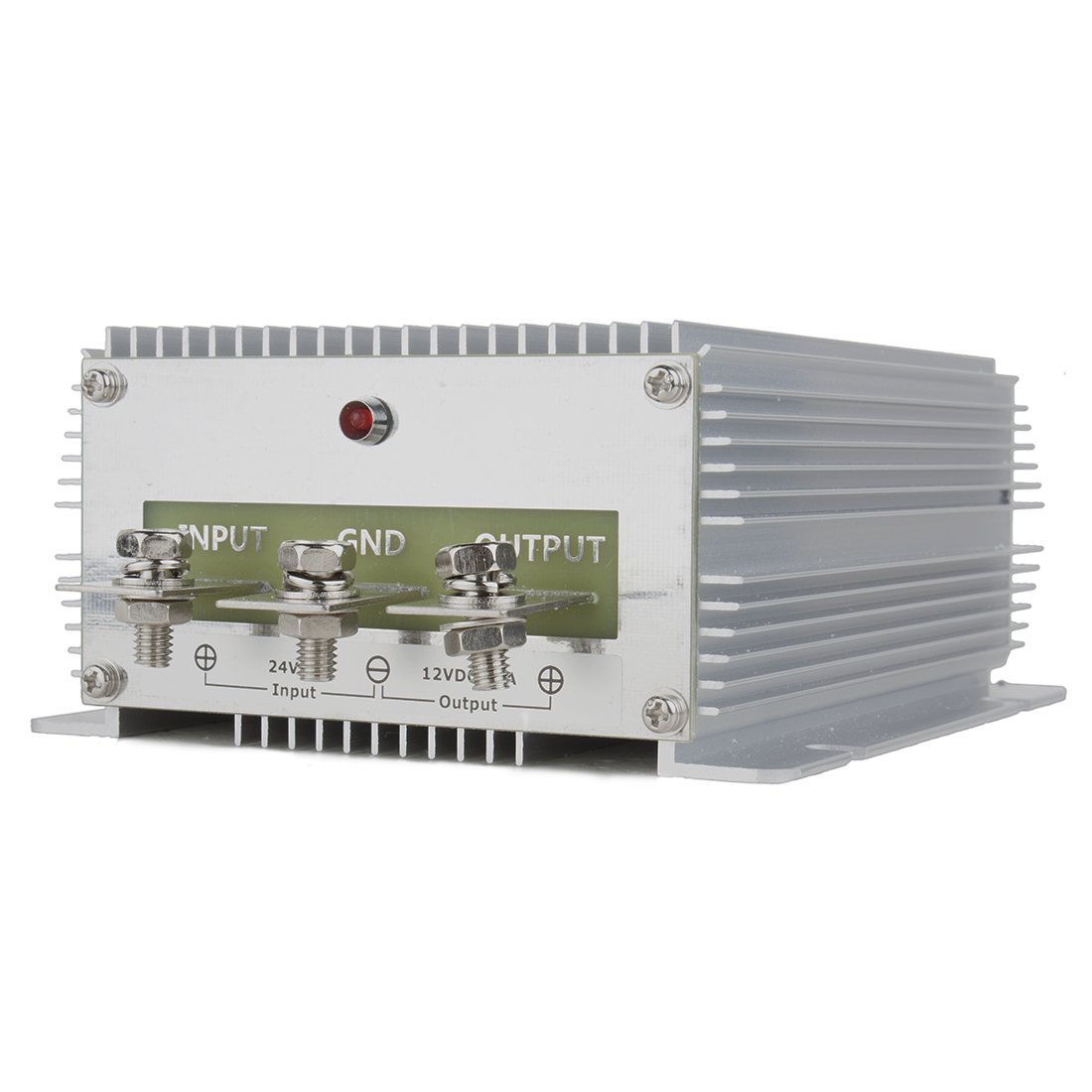 uxcell Voltage Converter Regulator DC 24V to DC 12V 60A 720W Truck Power Transformer