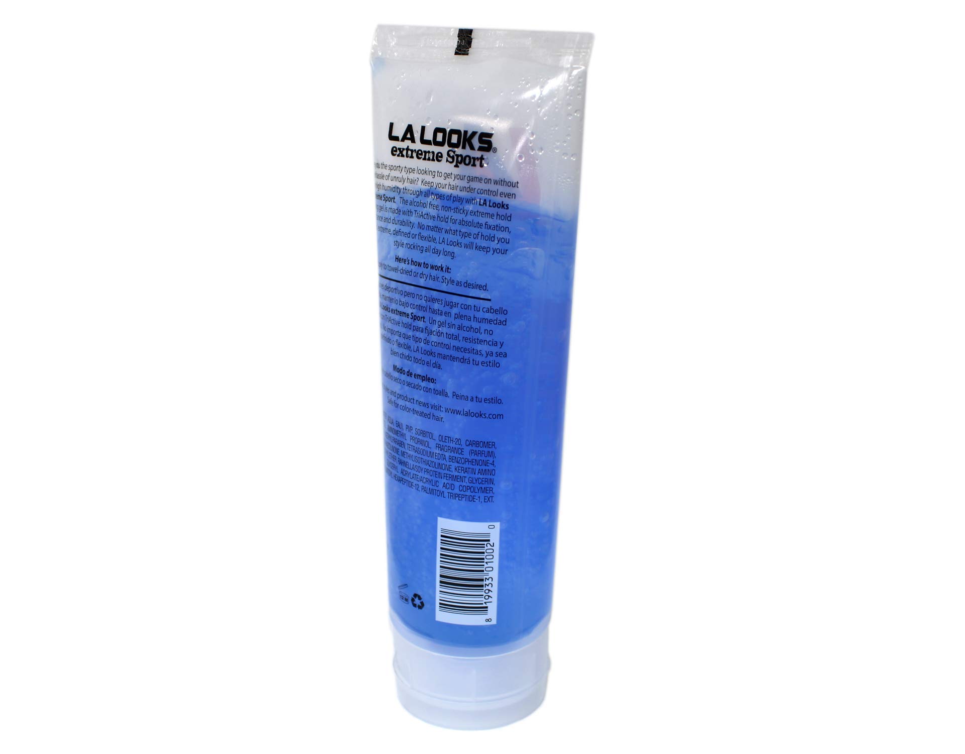 L.A. LOOKS SPORT EXTREME HOLD GEL (8 Oz (3 Pack))