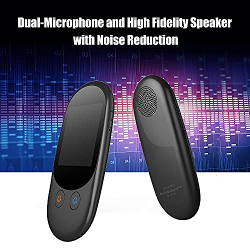 ASUVUD Smart Voice Translator Device 40 Languages 2.4 Inch Touchscreen Rechargeable F1A with Camera (Color : D)