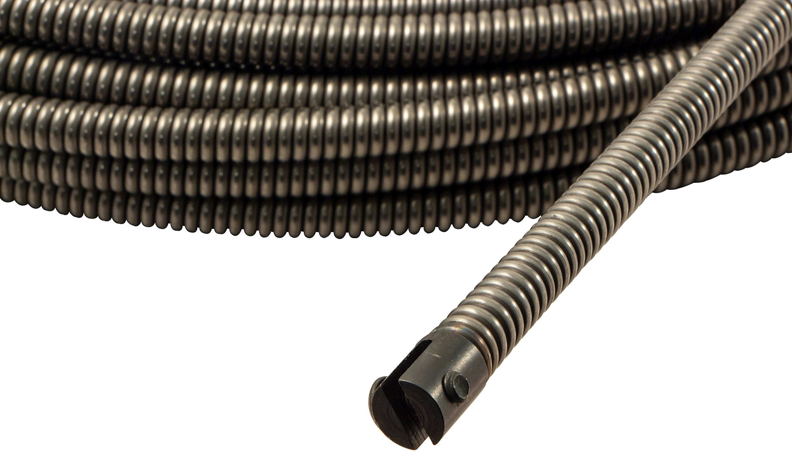 Draincables Direct 1/2" Drain Cable x 50' - No Core with Slotted Ends