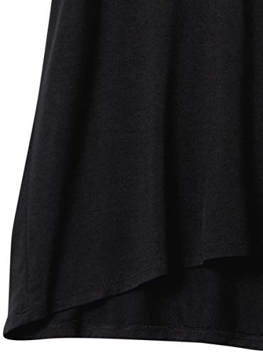 Amazon Essentials Women's Relaxed-Fit Short-Sleeve Scoopneck Swing T-shirt (Available in Plus Size), Black, XX-Large