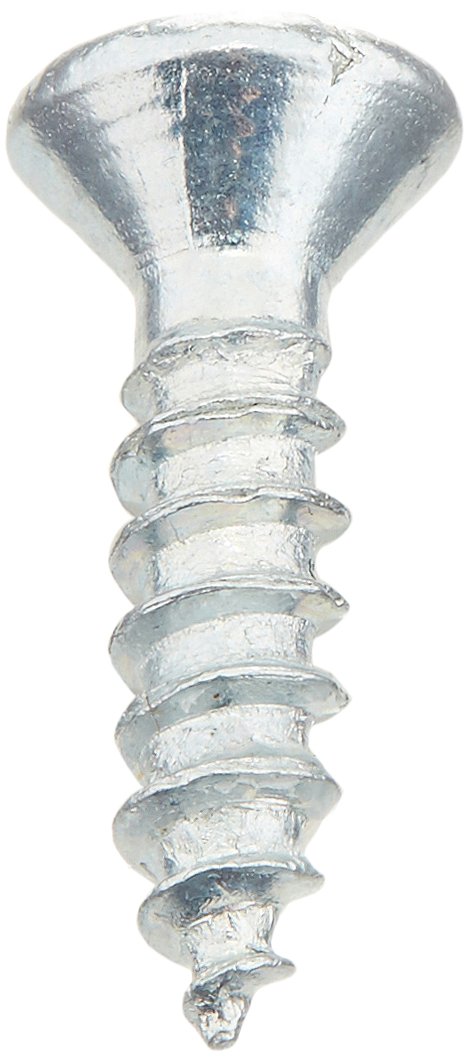 Hard-to-Find Fastener 014973291846 Phillips Flat Wood Screws, 5 x 1/2, Piece-100, zinc