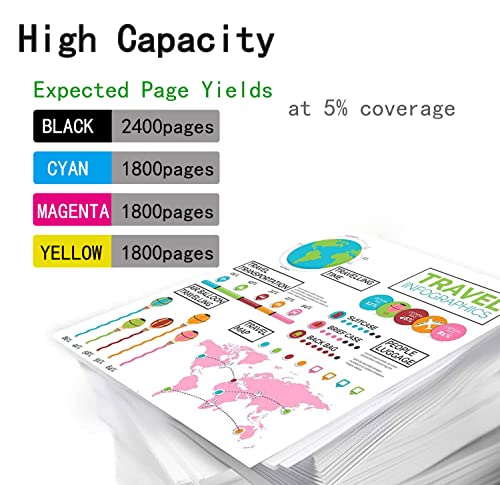 FUDEECON Compatible Toner Cartridge Replacement for 125A CB542A Suitable for use in HP CP1215 CP1210 CP1515N CP1518NI CM1312nfi CM1300 CM1312 Printer(Yellow,1-Pack)