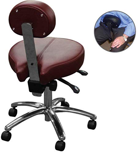 Relax The Back, Front Support Pillow Stool, Black