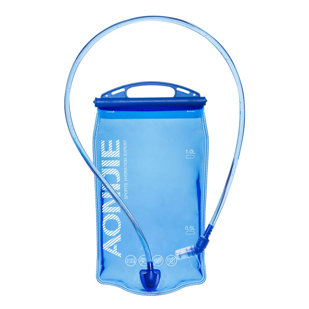 AONIJIE Leakproof Water Reservoirs for Backpacks/Running Vest Pack - 1L / 2L / 3L Hydration Bladder (1 Liter)