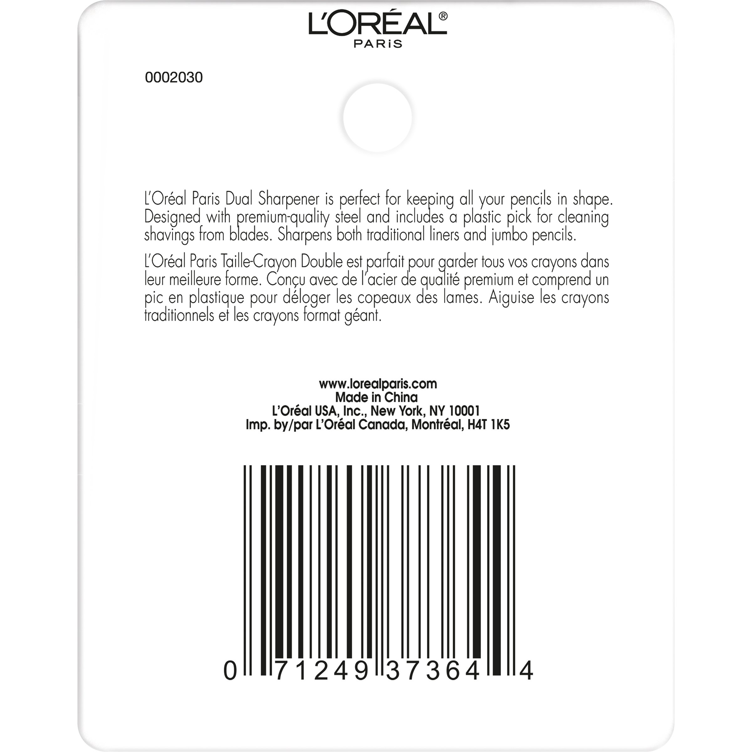L'Oreal Paris Cosmetics Infallible Eye Makeup Pencil Sharpener