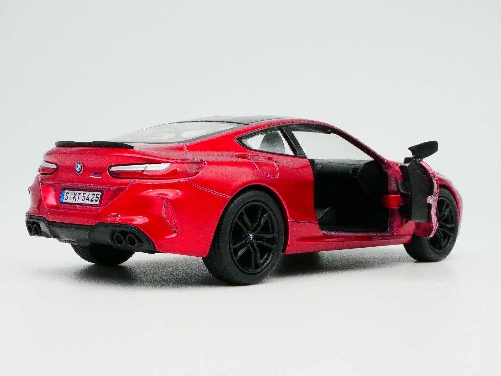 KiNSMART BMW M8 Competition Coupe Red 5" 1:36 Scale Die Cast Metal Model Toy Car w/Pullback Action