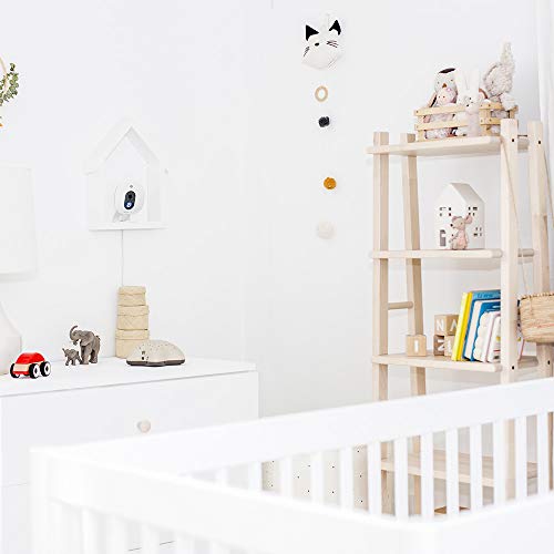 Angelcare 3-in-1 AC527 Baby Monitor, with Movement Tracking, 5ββ Video, Sound & Temperature Display on Camera