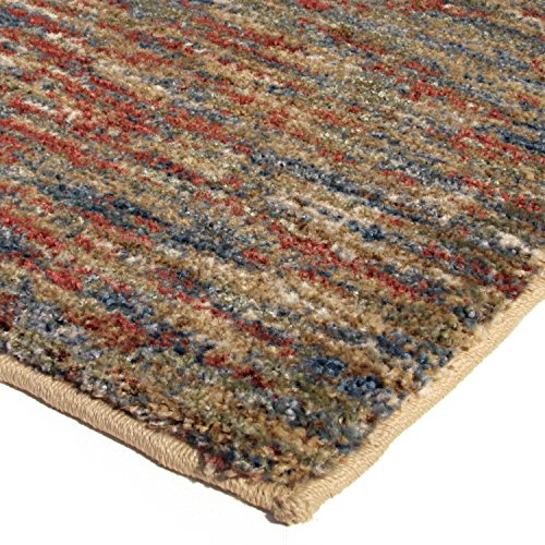Orian Rugs Super Shag Collection 386301 Multi-Solid Area Rug, 7'10" x 10'10", Multicolor