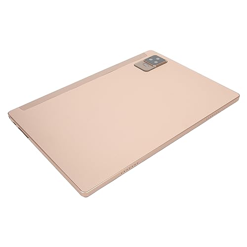 Airshi Gaming Tablet, US Plug 100‑240V 6GB RAM 256GB ROM Octa Core CPU 10.1 Inch FHD Office Tablet for School (Gold)