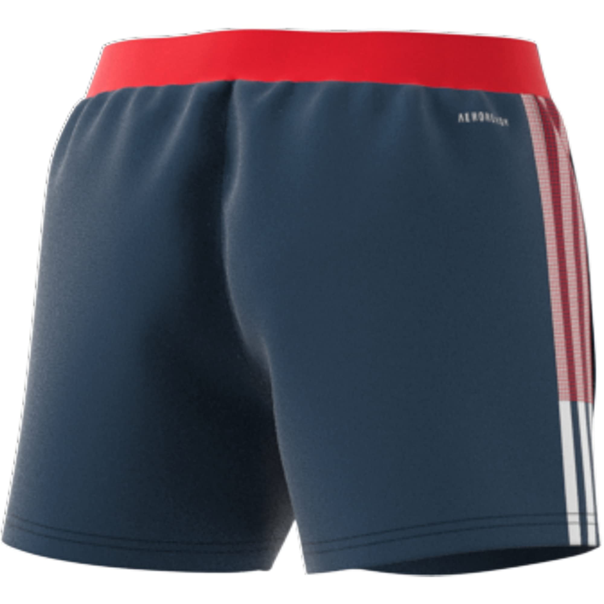 adidas Womens Tiro Training Short Color Up Crew Navy/Vivid Red Small