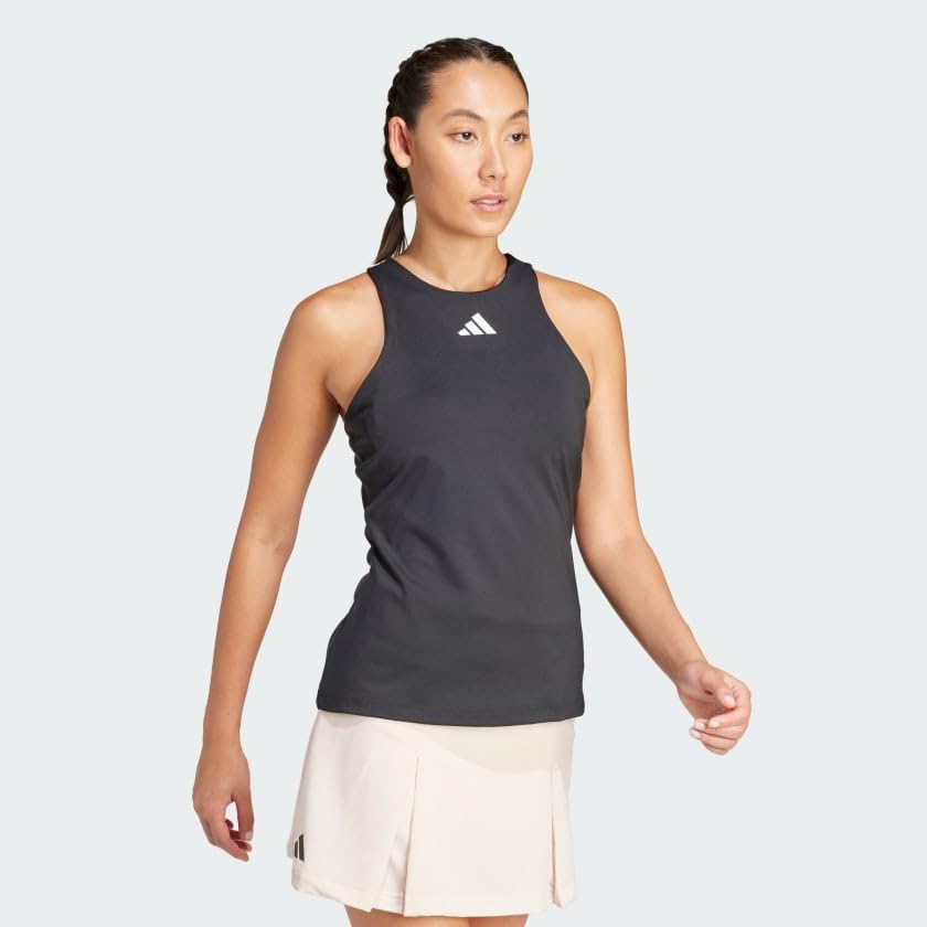 adidas womens Tennis Y-Tank Black/Grey X-Small