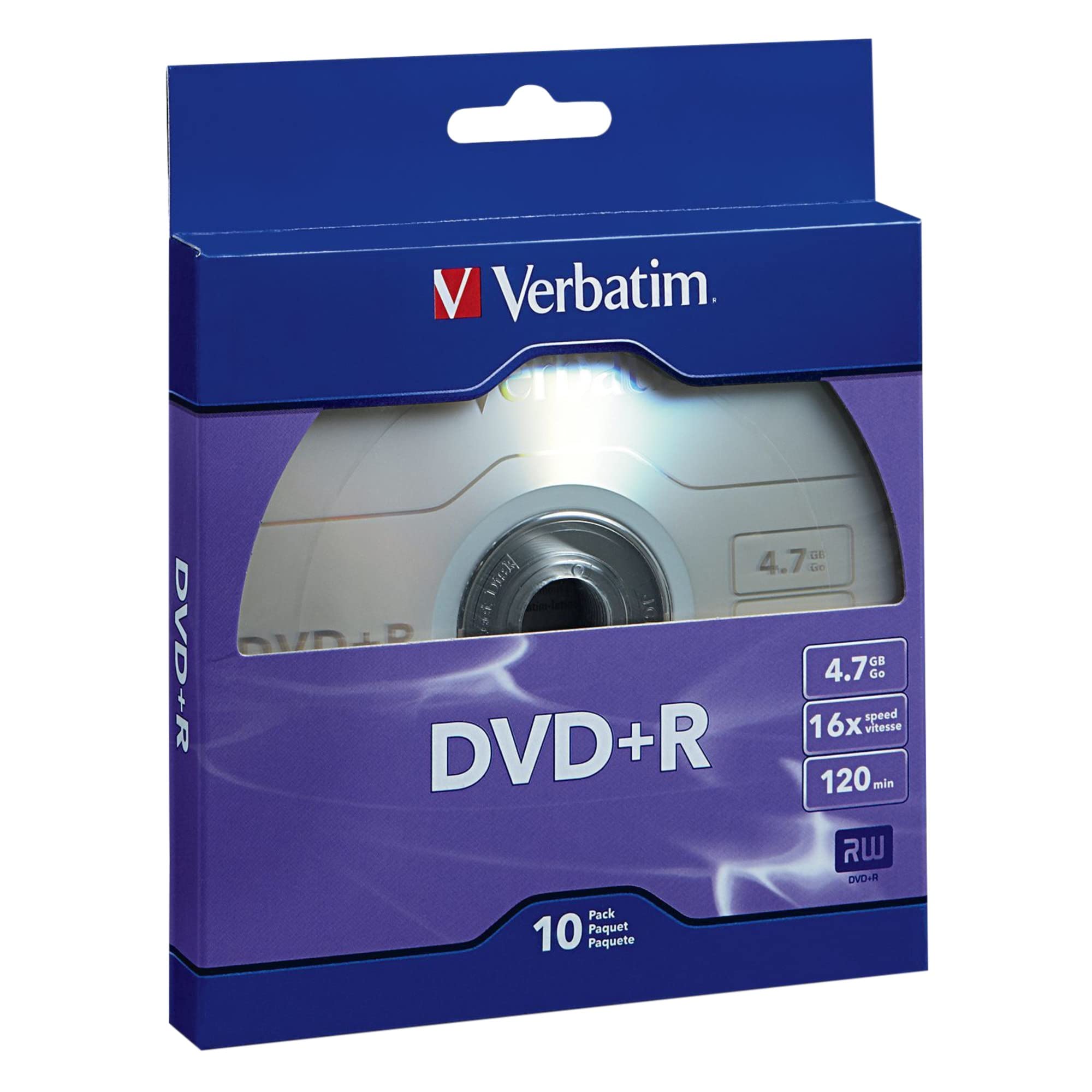 Verbatim DVD+R Bulk Box, Pack of 10