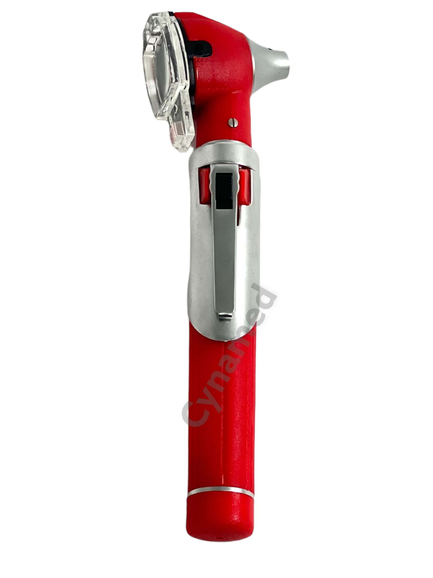 Premium Fiber Optic Otoscope Mini Pocket Red Ent Diagnostic Set 1 Bulb
