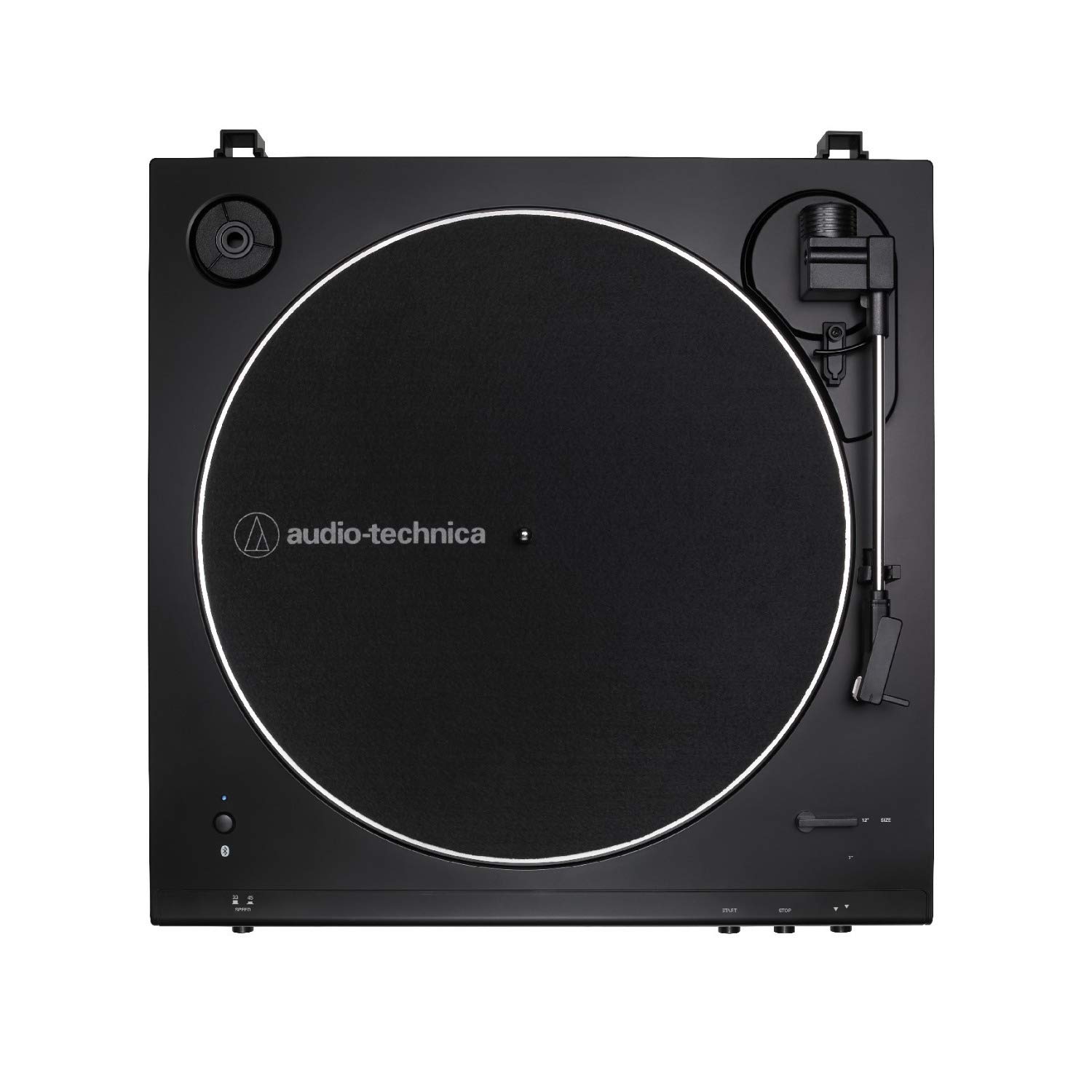 Audio-Technica AT-LP60XBT-BK Fully Automatic Bluetooth Belt-Drive Turntable Bundle with Hyperion Vacuum Tube Bluetooth 5.0 Speaker System (2 Items)