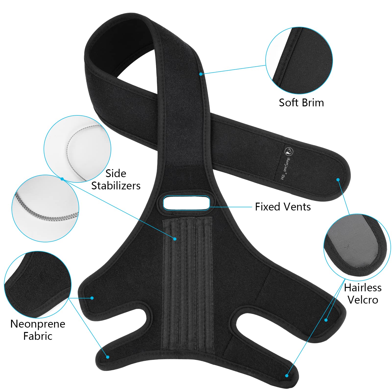 BaoGuai Knee Brace for Dogs ACL with Side Stabilizers,Knee Cap Dislocation, Arthritis - Keeps The Joint Warm and Stable - Extra Support - Reduces Pain and Inflammation - 7Sizes(L)
