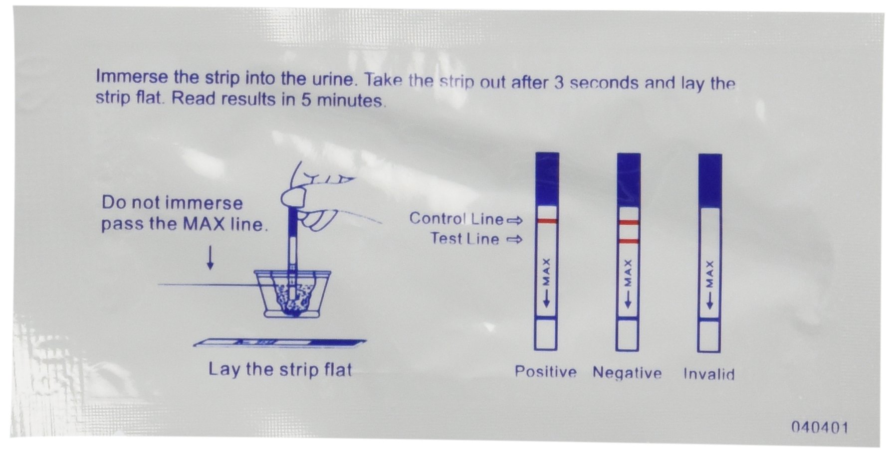 Drug Test - Marijuana (THC) 25 Urine Test Strips