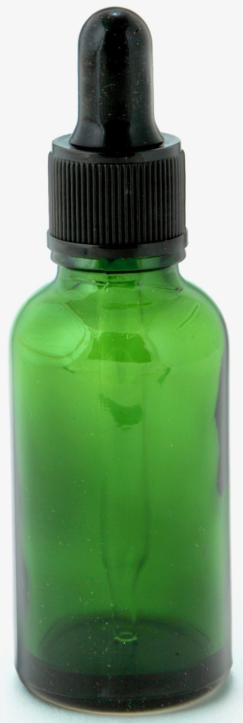 Vivaplex, 12, Green, 1 oz Glass Bottles, With Glass Eye Droppers
