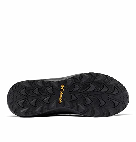 Columbia Men's Trailstorm Waterproof Hiking Shoe, Dark Grey/Bright Gold, 11