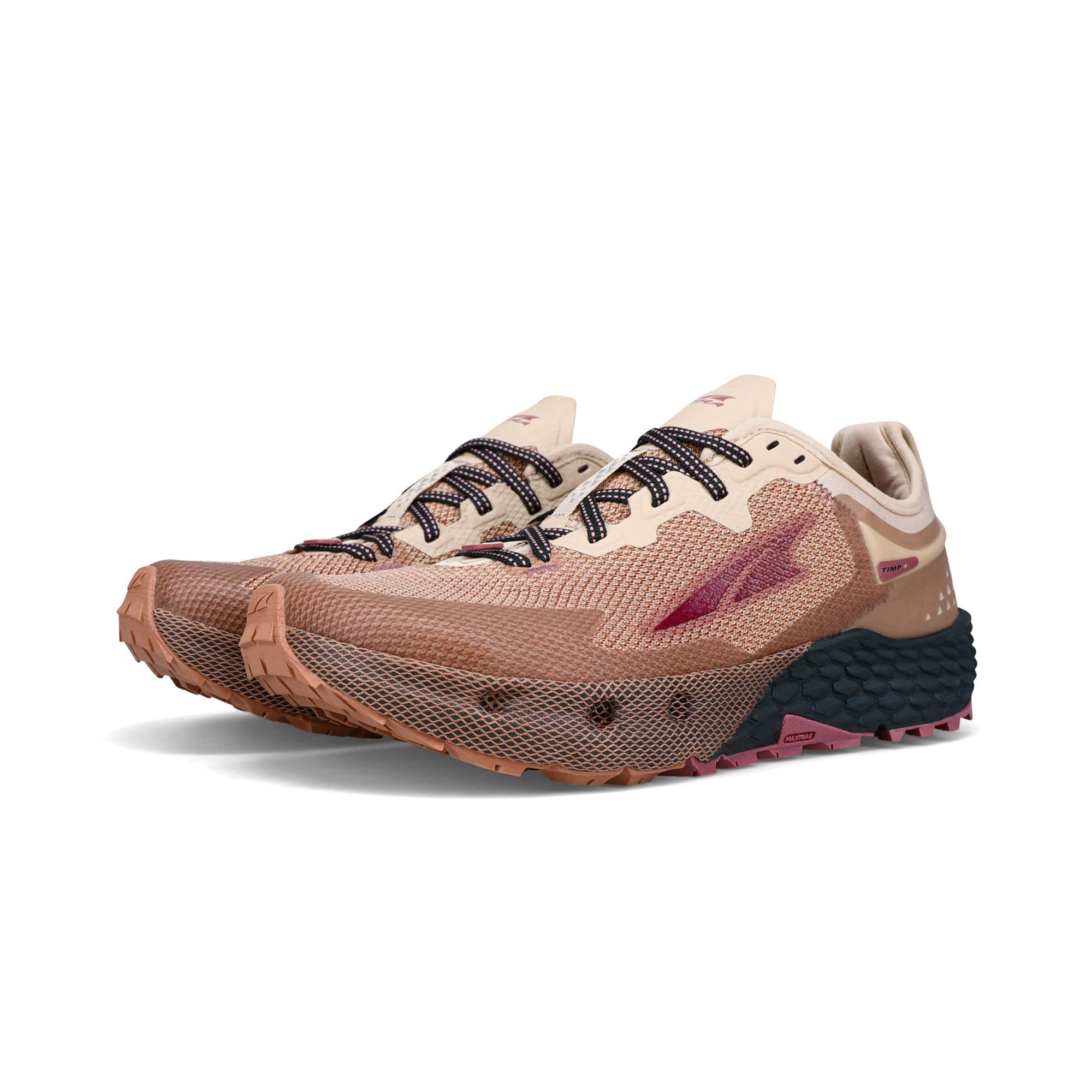 ALTRA Women's AL0A548C TIMP 4 Trail Running Shoe, Tan - 7.5 M US
