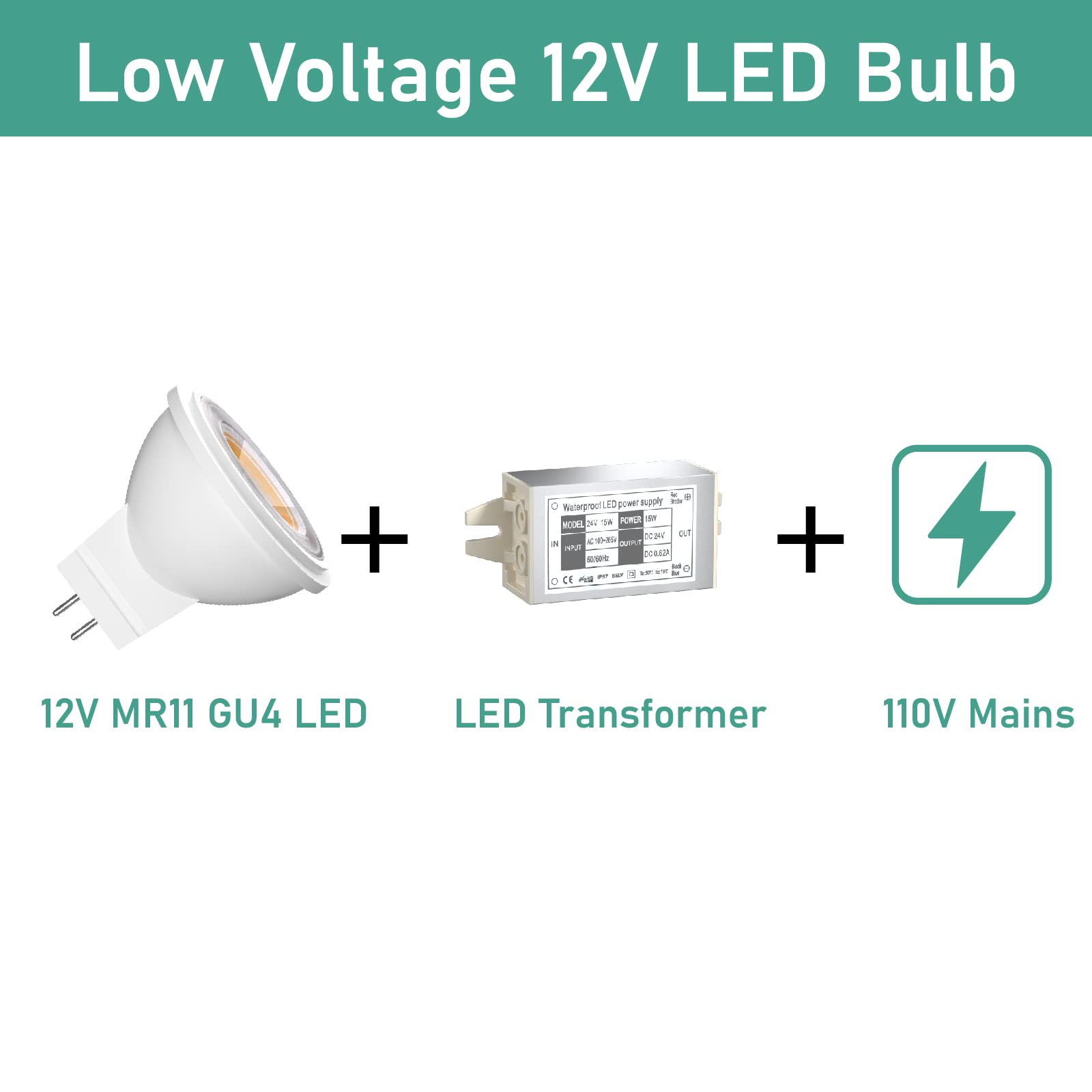 Aluxcia 3W MR11 GU4.0 LED Light Bulbs 12V, G4/GU4/GZ4 Bi-Pin Base LED Spotlight 35W MR11 GU4 Halogen Replacement for Track, Landscape, Cabinet, Recessed Lighting Warm White 3000K, 2-Pack…