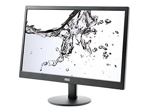AOC e970swn 18.5-Inch LED-Lit Monitor, 1366 x768 Resolution, 5ms, 20M:1 DCR, VGA, VESA (Renewed)