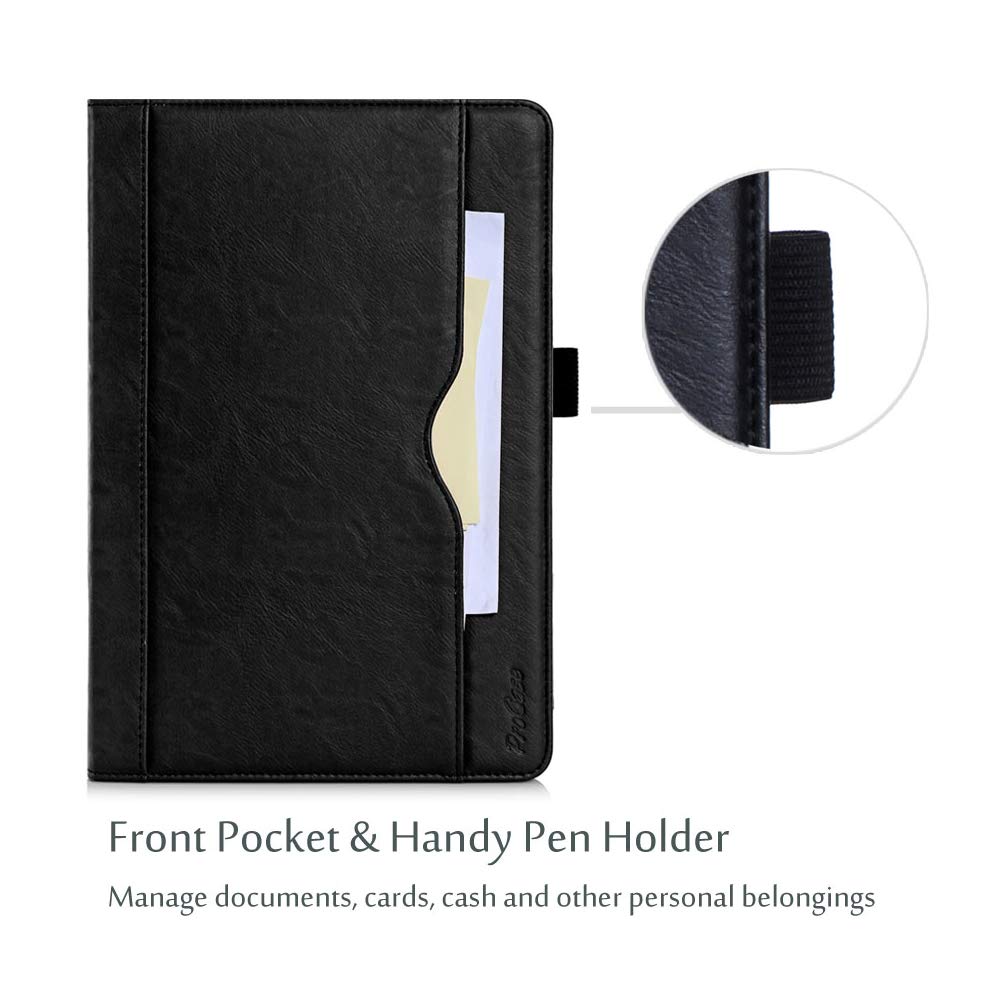 ProCase Galaxy Tab S2 9.7 Case - Leather Stand Folio Case Cover for Galaxy Tab S2 Tablet (9.7 inch, SM-T810 T815 T813) -Black