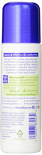 Kiss My Face Liquid Rock Roll-On Deodorant, Sport, Aluminum Chlorohydrate Free Deodorant For Women And Men, With Added Willow Bark and Mineral Crystal Salts, 3 Oz Roll On
