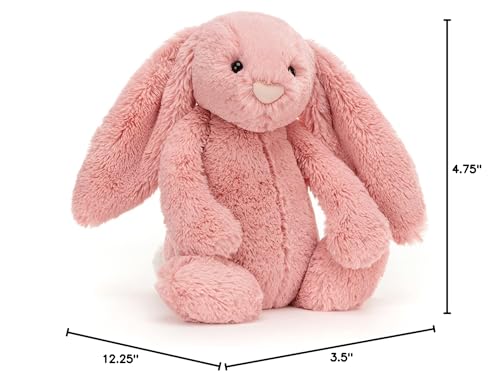 Jellycat Bashful Petal Bunny Stuffed Animal, Medium