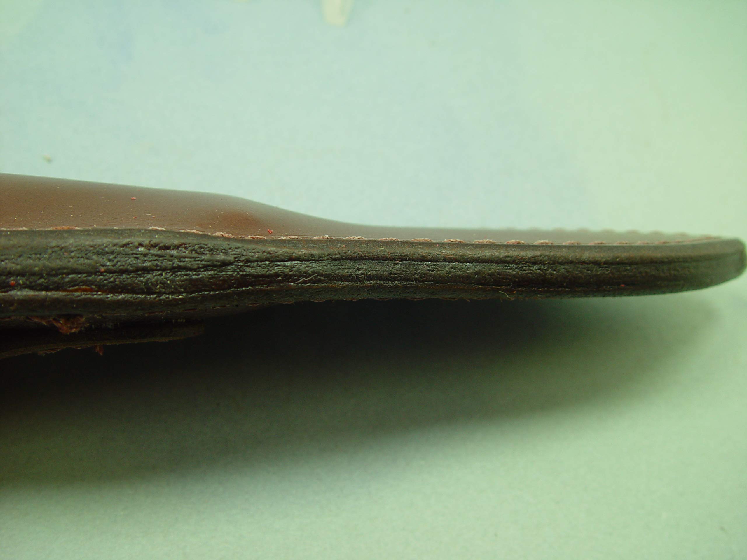 Custom Vertical Knife Sheath Fits Buck 692 or 192 Knives, Fixed Blade Knife Holder, Dyed Dark Brown