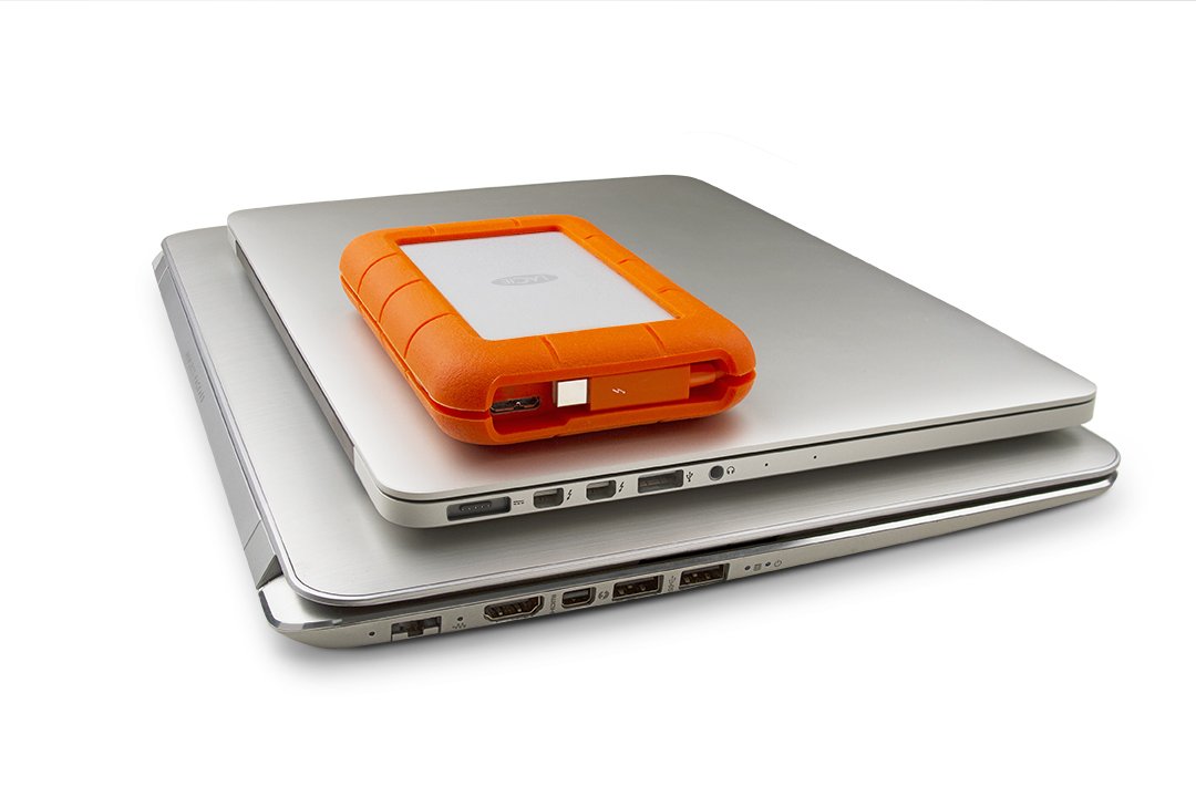 LaCie Rugged 1TB Thunderbolt and USB 3.0 Portable Hard Drive (LAC9000488)