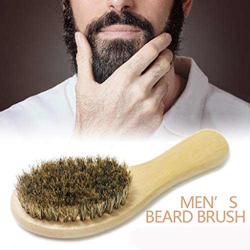Barber Stuff Natural Brush Shaving Barber Bristles Wood Men Tool Handle Hair Shave Brush Barber Case