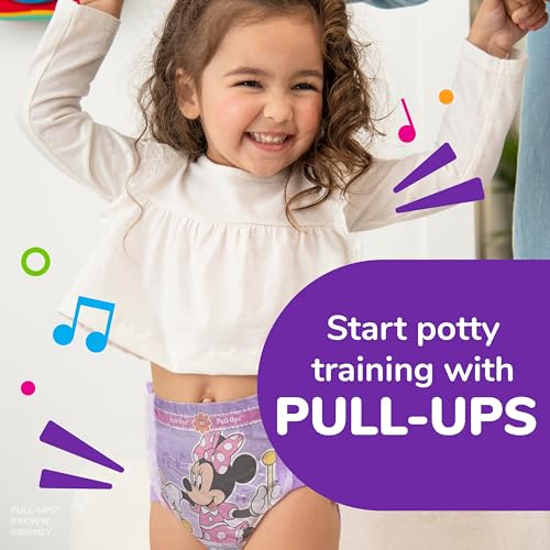 Pull-Ups Girls' Potty Training Pants, Size 3T-4T Training Underwear (32-40 lbs), 66 Count